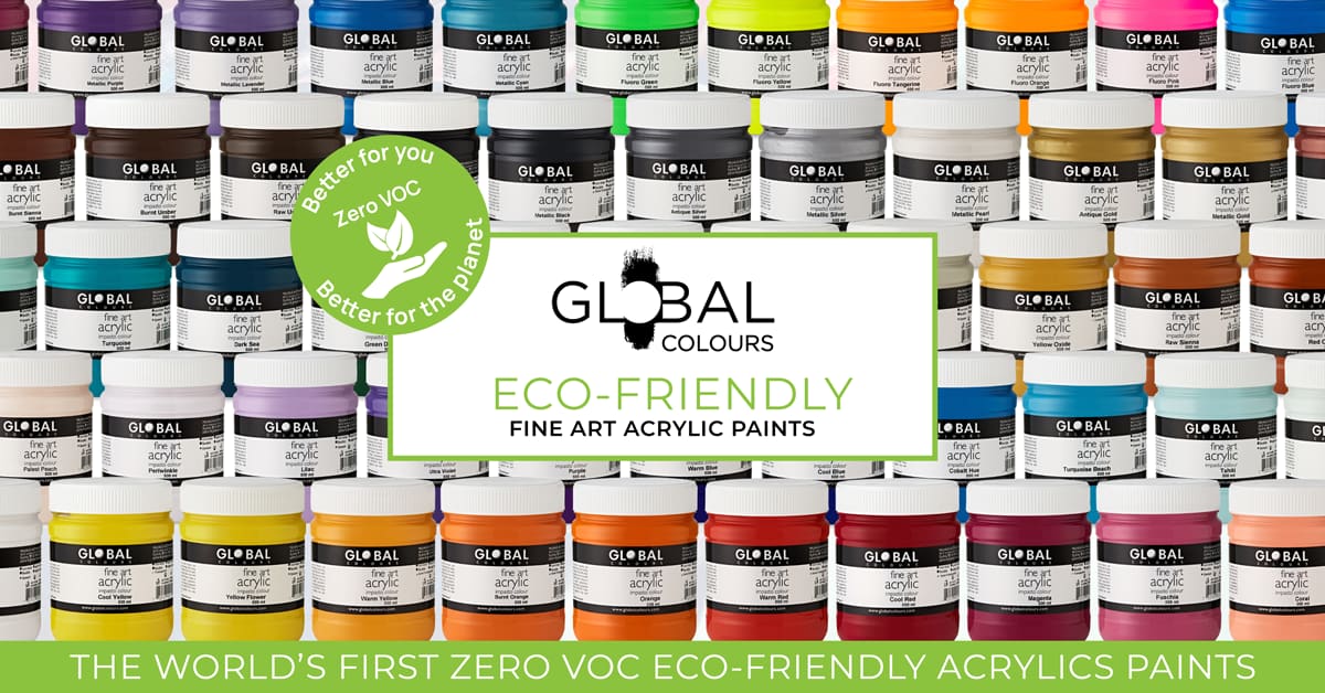 Global Colours | Eco-Friendly Zero-VOC Acrylic Paints