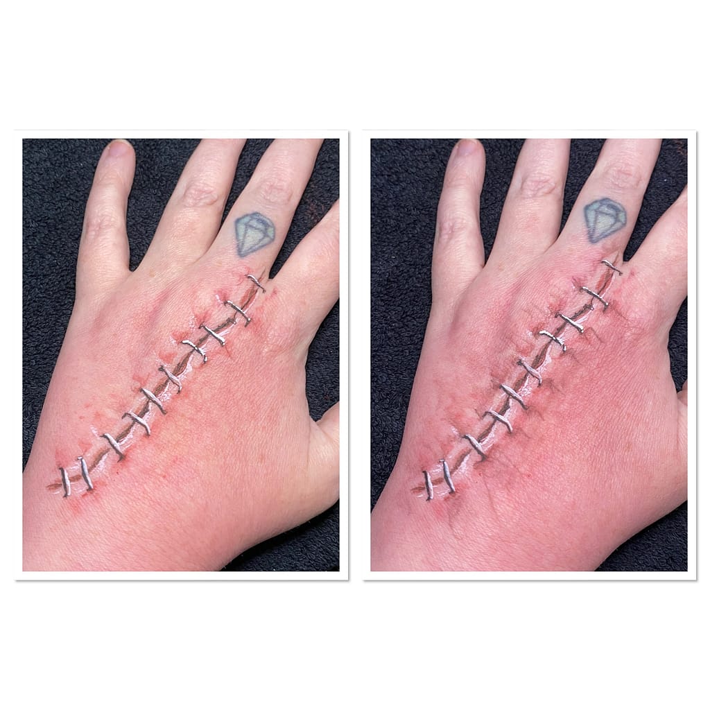 Halloween How-To's: Painted Stitches, 3 Ways | Global Colours