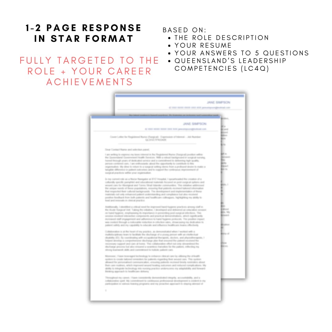 Statement of Suitability Example For QFES/ QFD (+How To Guide ...