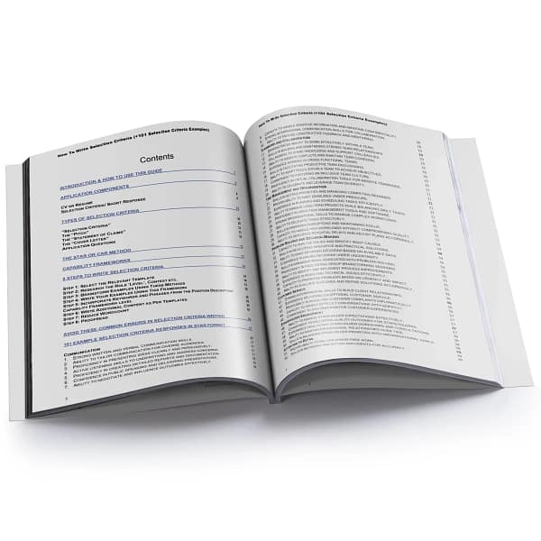 How to Write Selection Criteria Essential Guide + 101 Exa...