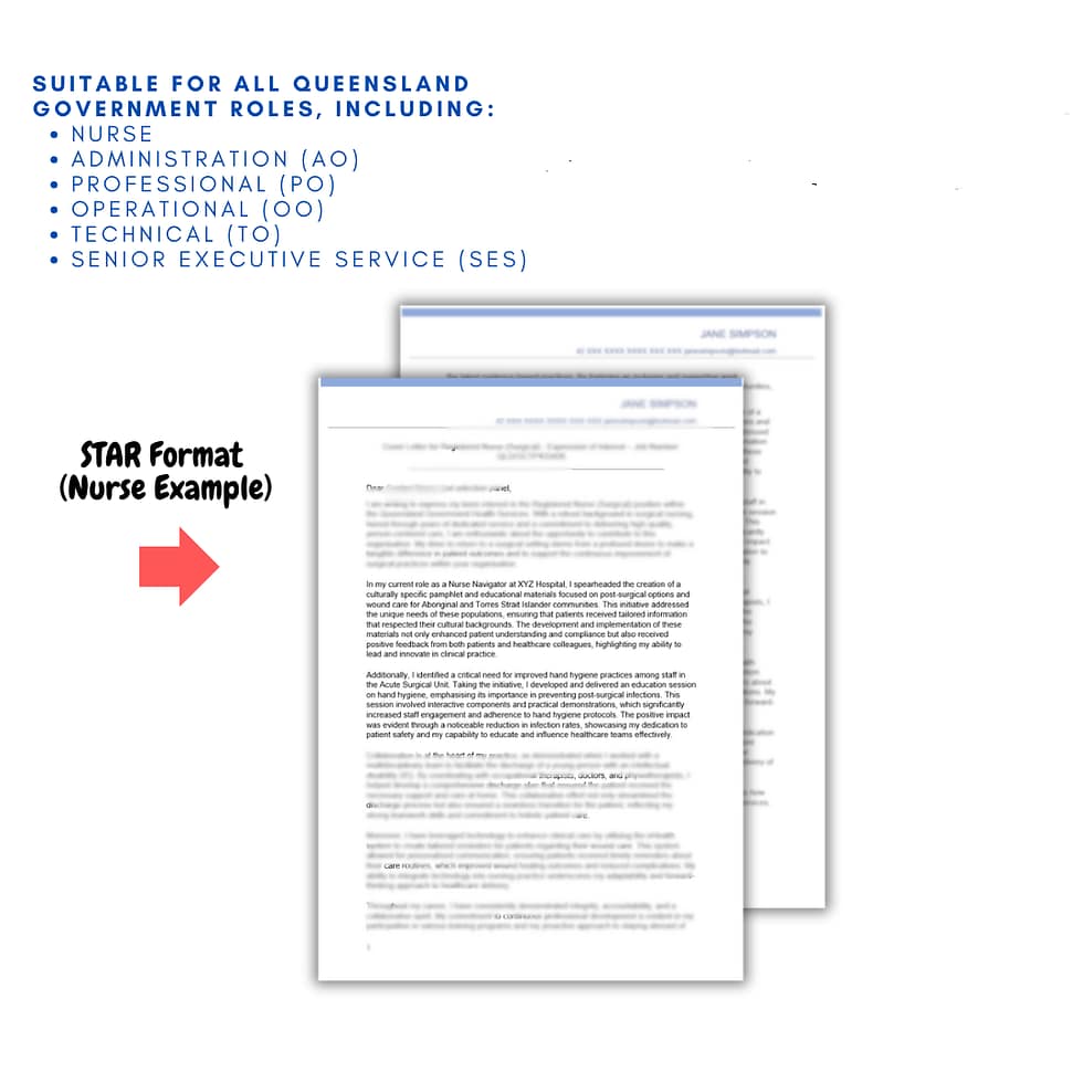Queensland Government 1-2 Page Selection Criteria Writing Service ...